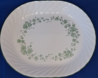 12 Serving Platter Corelle callaway Green Ivy - Etsy