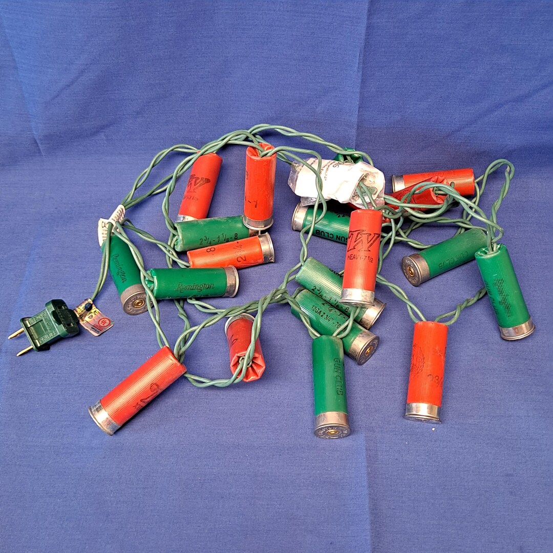SHOTGUN CHRISTMAS LIGHTS String 20 Strand Remington Gun Shot Tree ...