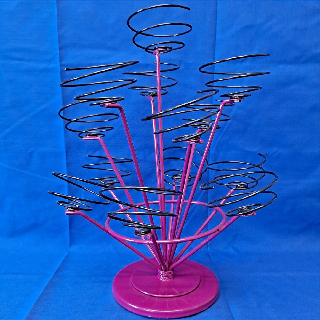 Metal Carousel CUPCAKE STAND Dessert Holder Display Wire Holds 13 ...