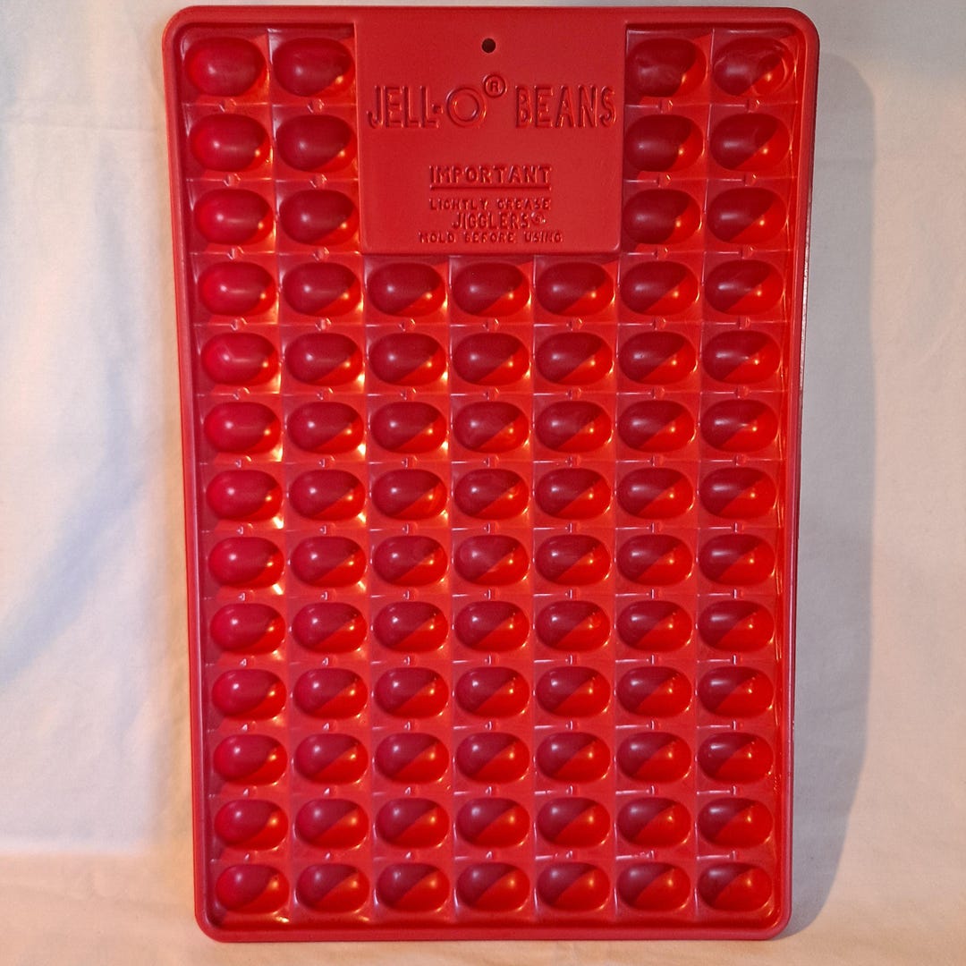 Vintage Jell-o Jigglers JELLY BEAN MOLD 82 Jello Jigglers Shots ...