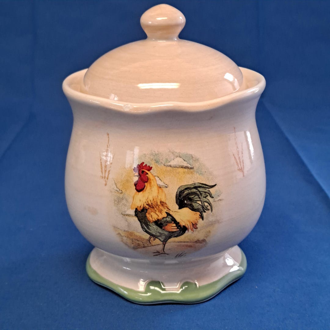 Gibson Designs ROYAL ROOSTER SUGAR Bowl W/lid Dish Candy Chicken - Etsy