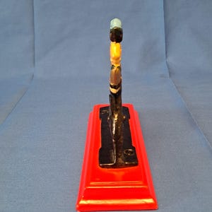 Vintage SOLDIER NUT CRACKER Smasher Breaker Manual Metal Wood Cast Iron ...