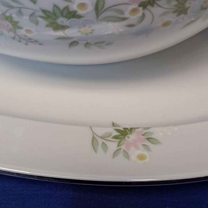 Vintage Taihei China SPRINGTAIME GRAVY BOAT & Underplate Serving Bowl ...