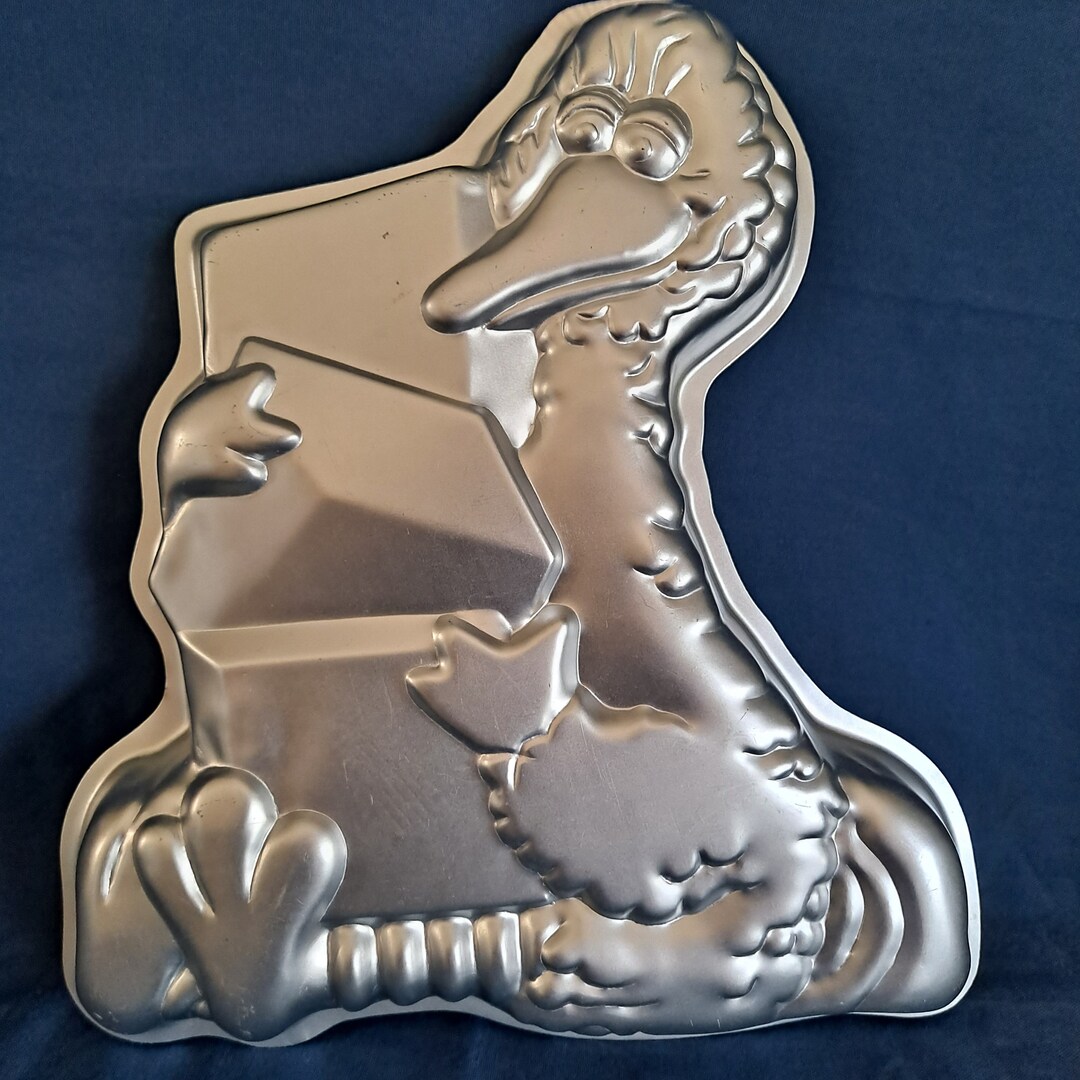 Vintage 1978 Wilton Muppets BIG BIRD Cake PAN Baking Mold Presents Gift ...