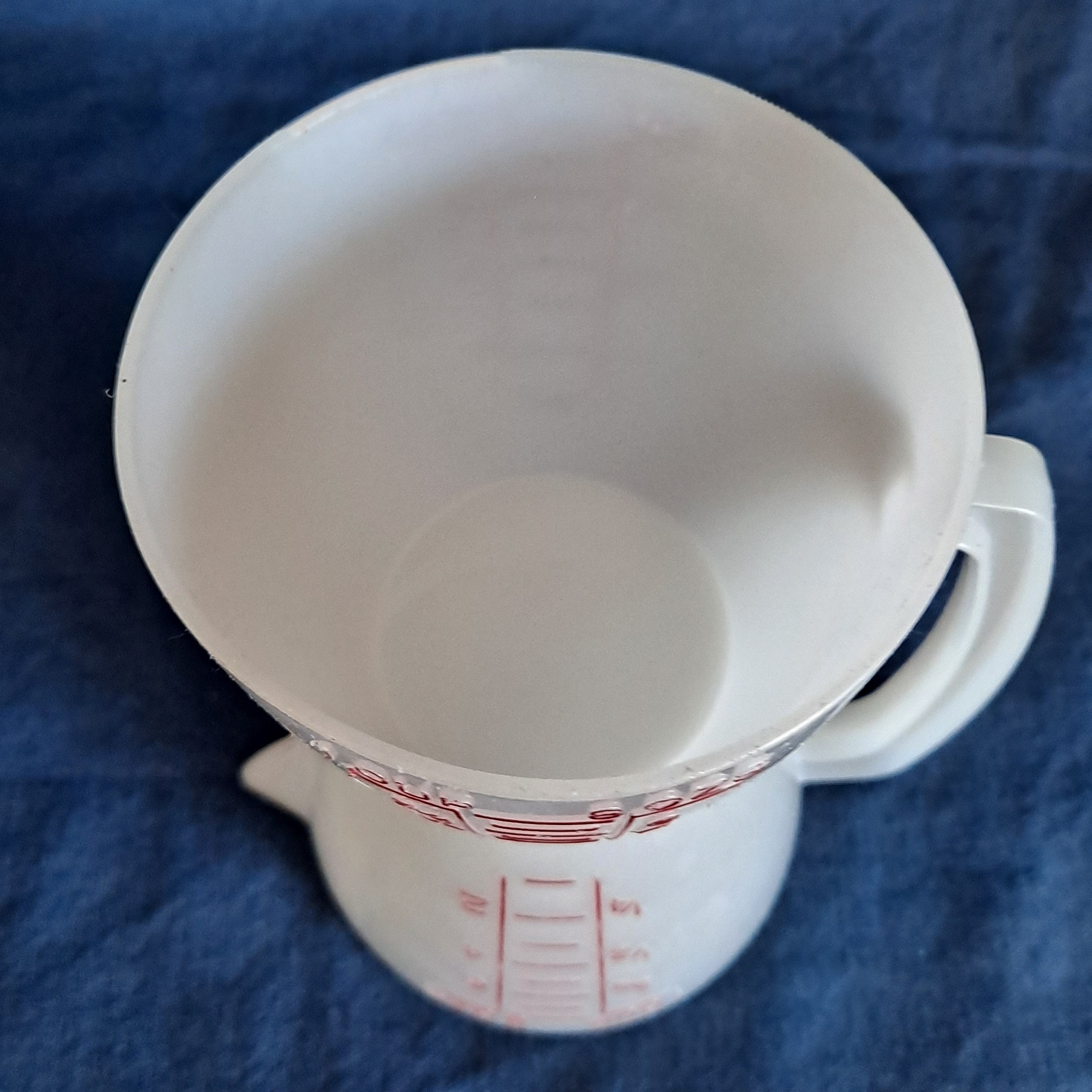 Vintage Tupperware TWIN MEASURING CUP Double Wet & Dry 1 Cup 8oz 2 ...
