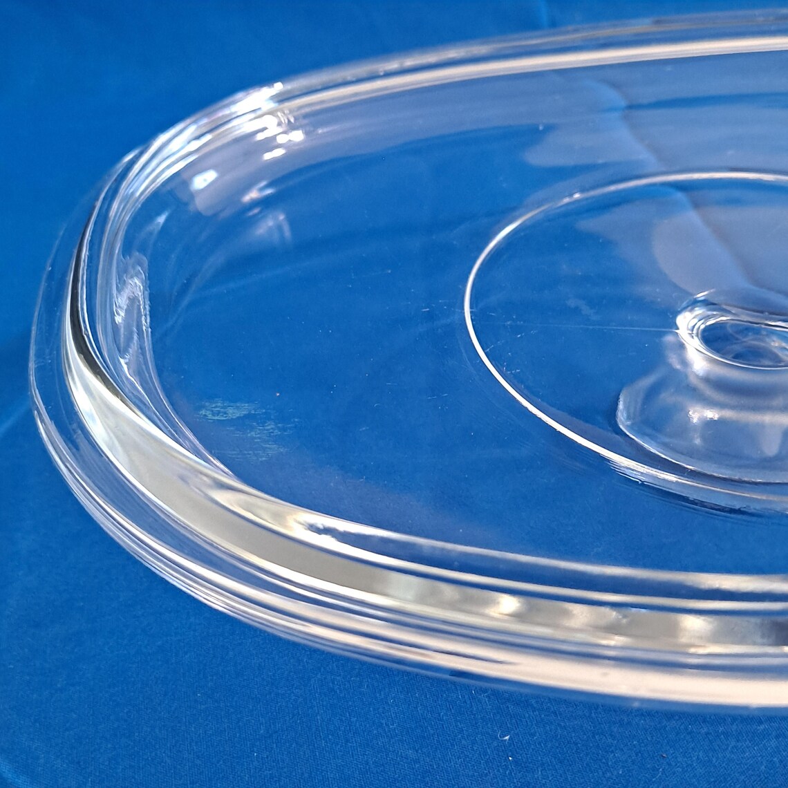 Pyrex GLASS REPLACEMENT Casserole Oval LID F12C Corning Cover 1.5 Qt ...