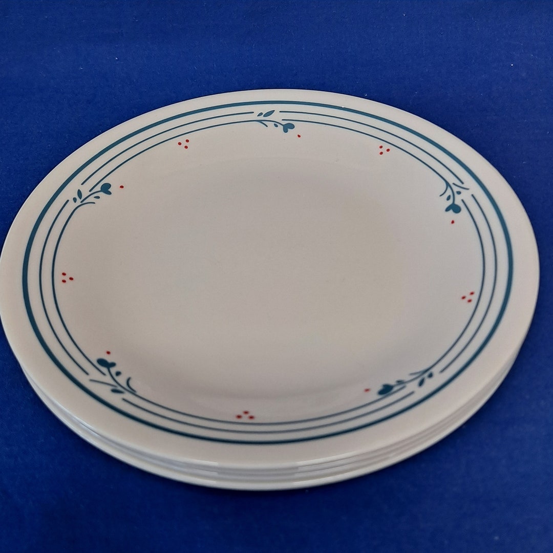 Vintage Lot 4 Corelle COUNTRY VIOLETS Bread & Butter PLATES 6 3/4 ...