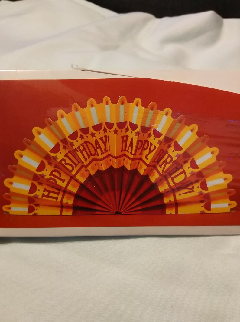 Vintage NEW American Greetings FAN MAIL Display Happy Birthday Card ...