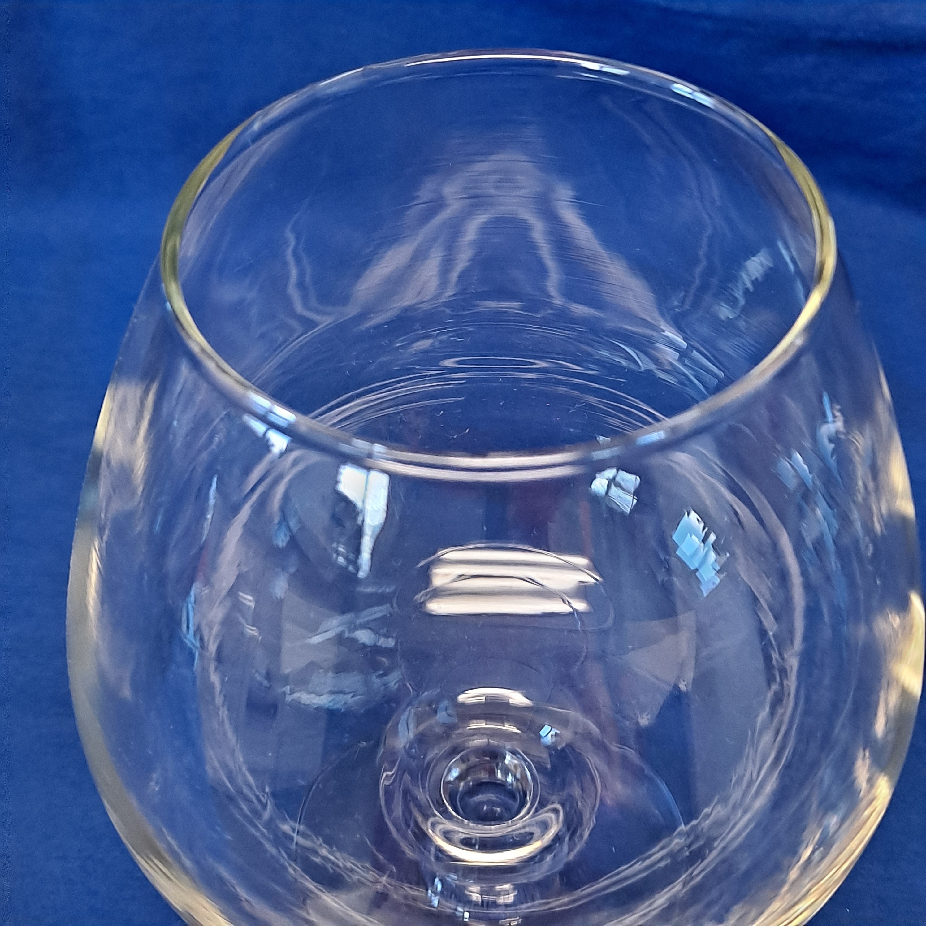 Vintage Lot 2 BRANDI SNIFTER GLASSES Crystal Sniffer Congnac Cocktail ...