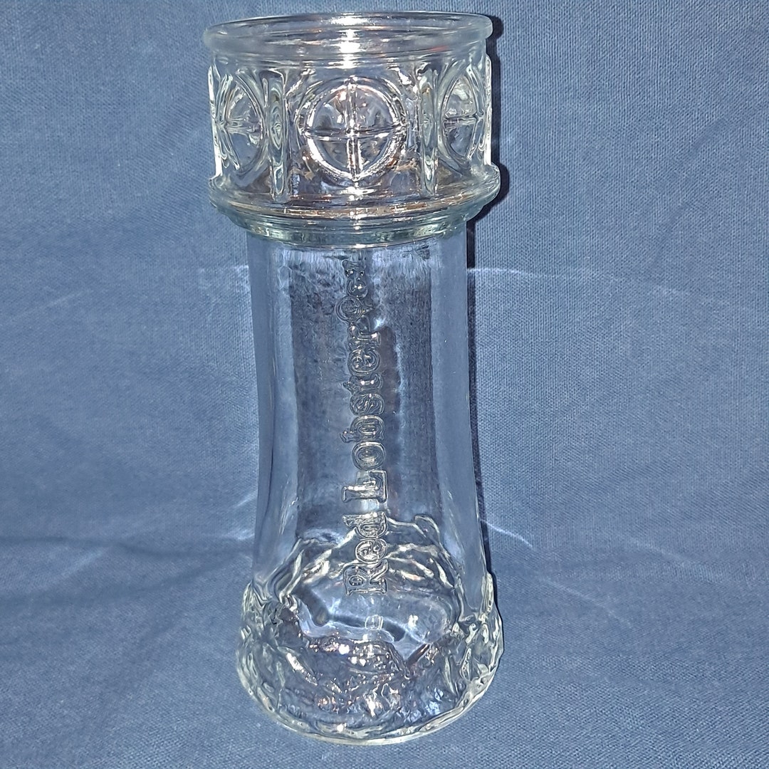 Vintage Red Lobster LIGHTHOUSE GLASS Drink Light House 7 1/2 Glass ...