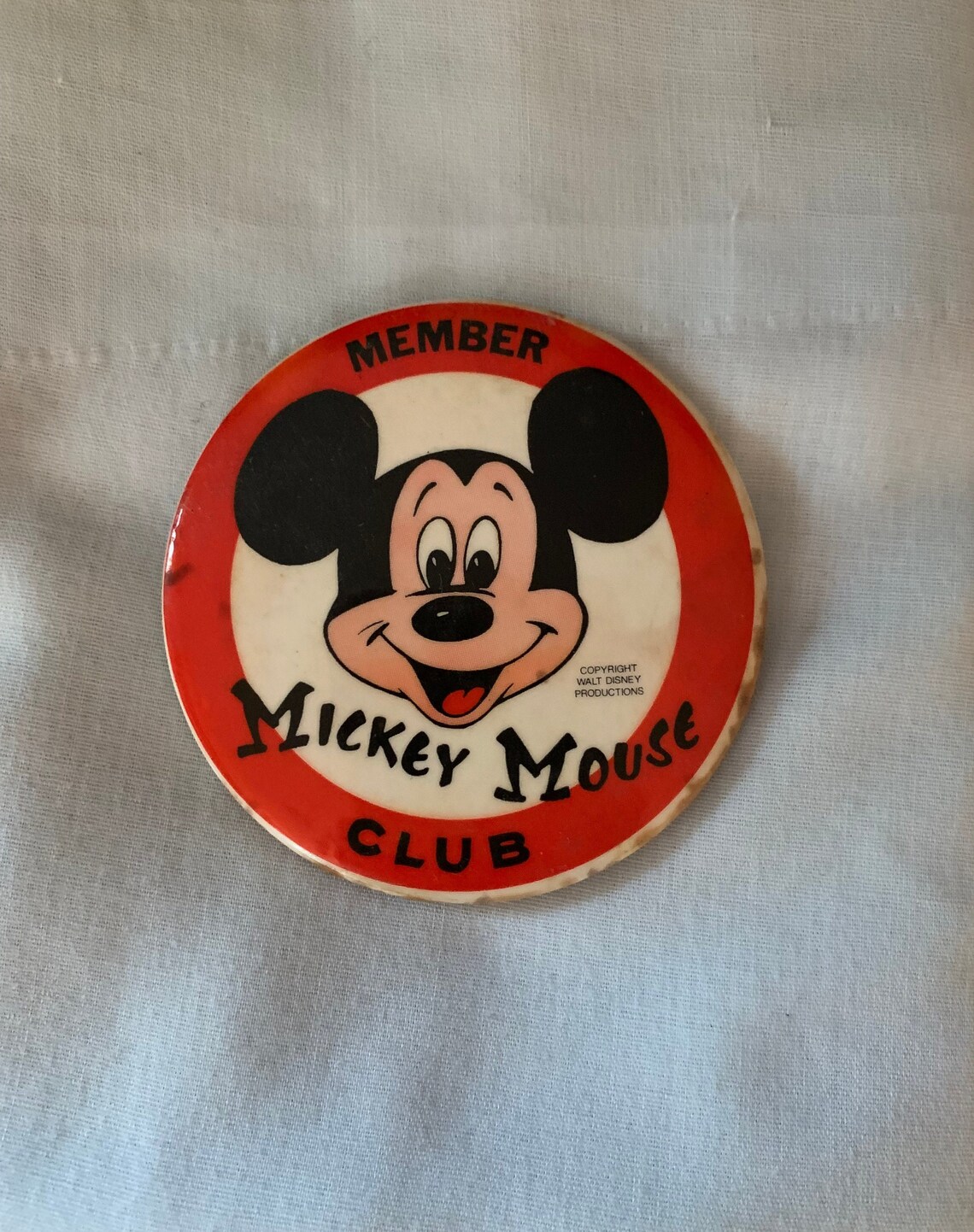 Vintage Mickey Mouse Club Pin 1970's - Etsy