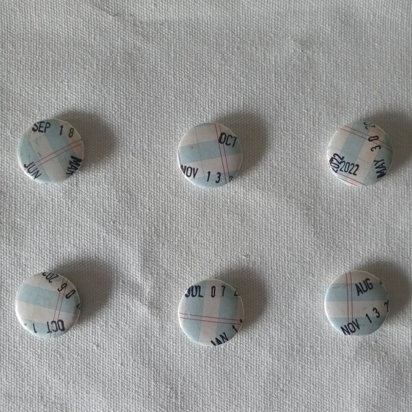 Library Buttons - Etsy