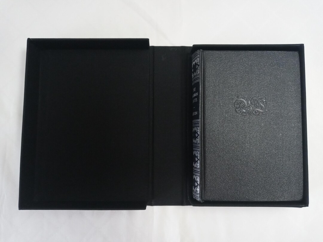 Book or Document Storage Clamshell Box, Black - Etsy