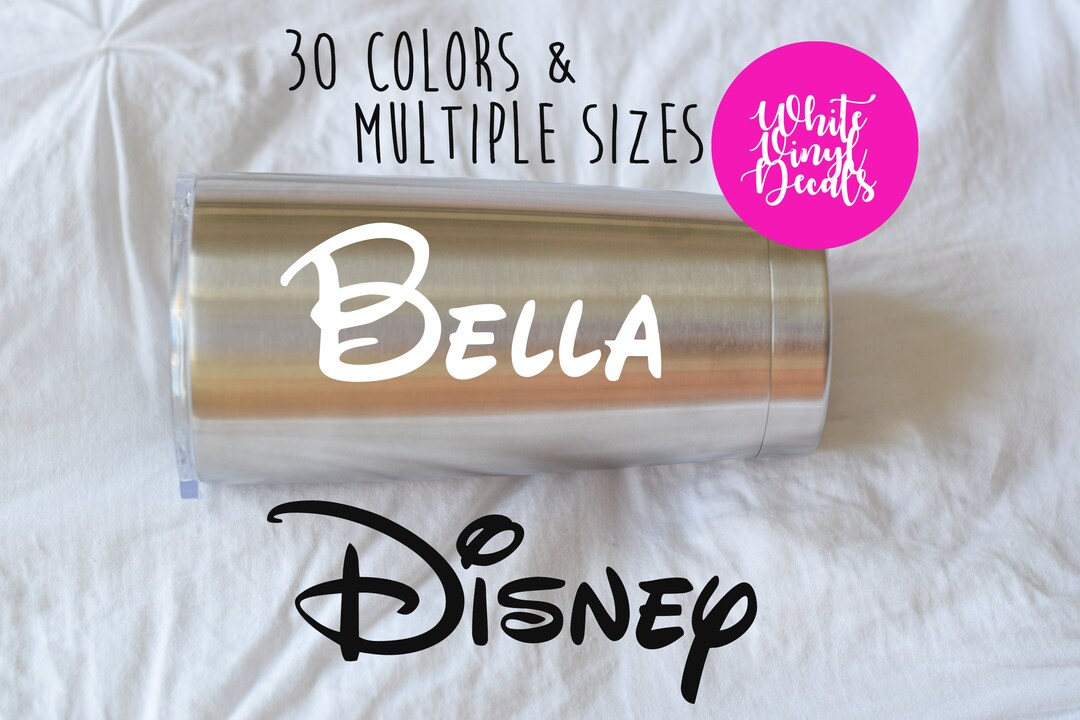 Disney Name Custom Vinyl Sticker - Etsy