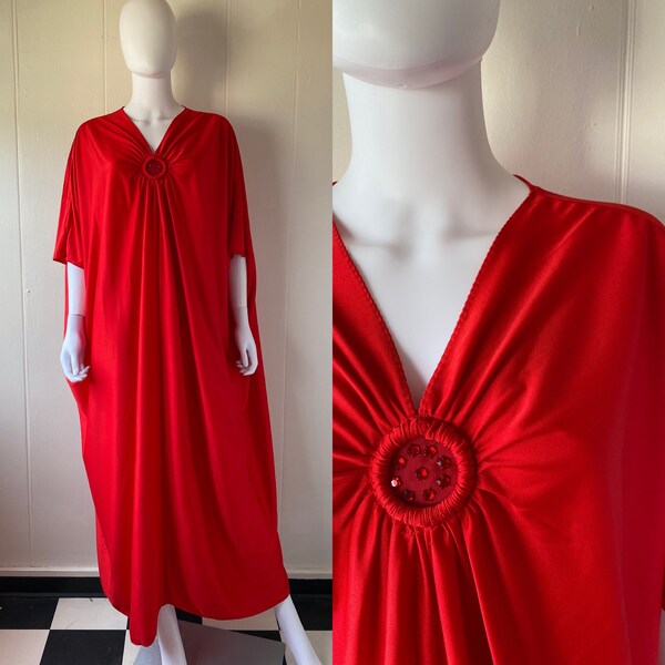 Red Caftan - Etsy