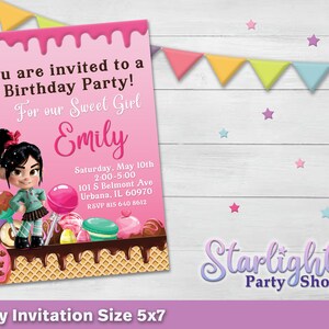Sugar Rush Party Invitations - Etsy