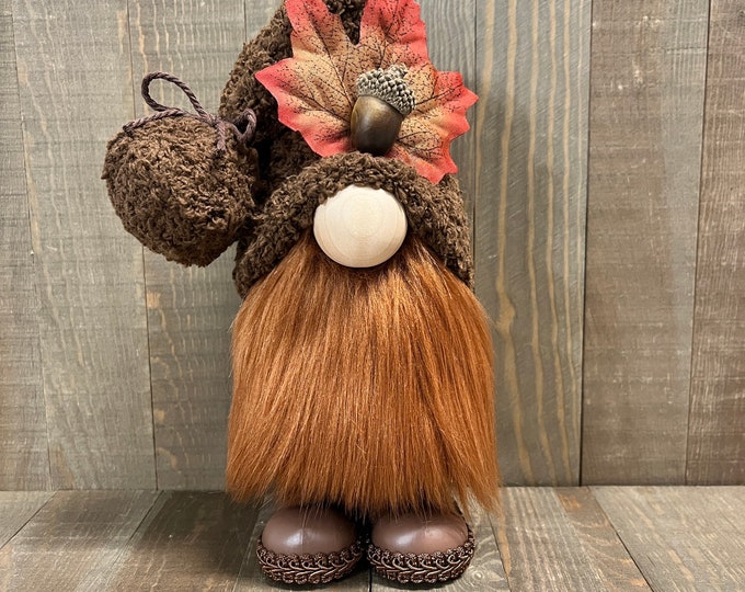Fall Gnome: Autumn Leaf and Acorn Decor - Etsy