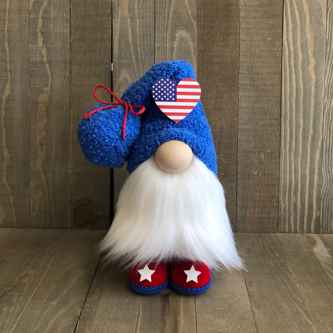 Patriotic Gnome, Fourth of July Gnome, Flag Gnome, July 4 Gnome - Etsy