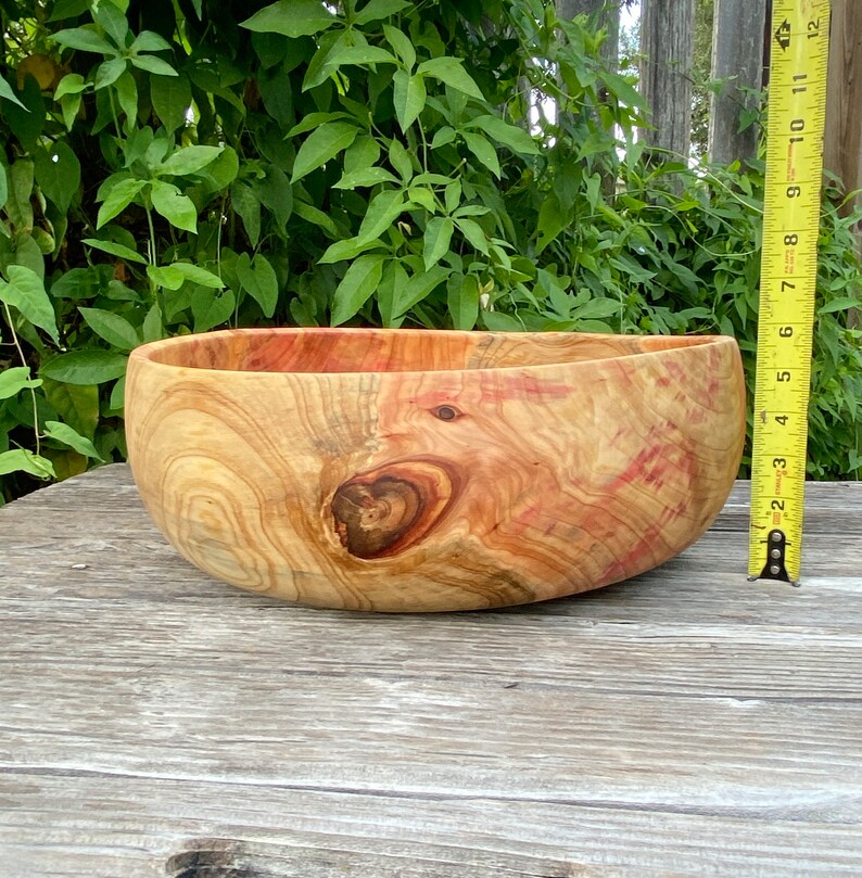 Hand Turned Large Wooden Warped Rim Bowl Box Elder 15 X - Etsy