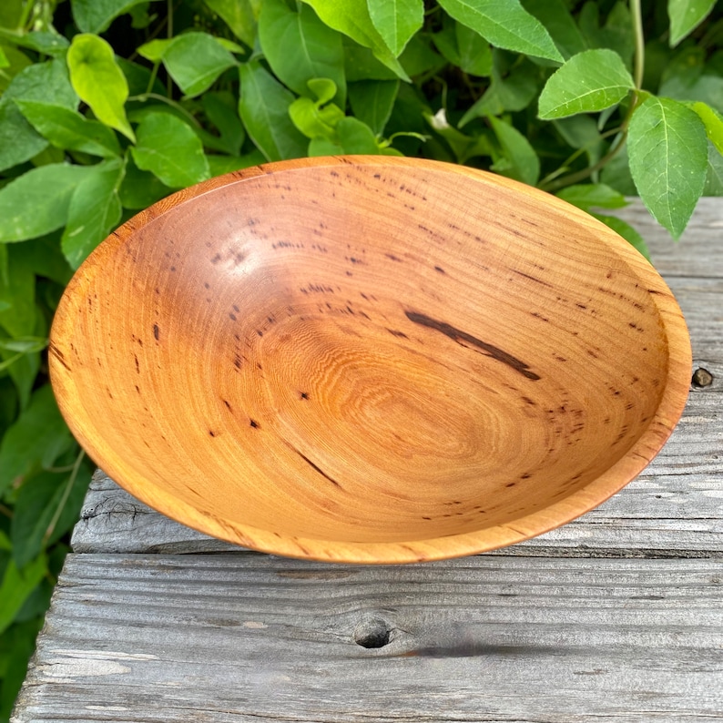 Handcrafted Wooden Bowl DYARI Handcrafted 12" Olive Wood Serving Bowl ...