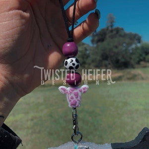 LIL COW Freshie Rearview Mirror Hanger - Etsy