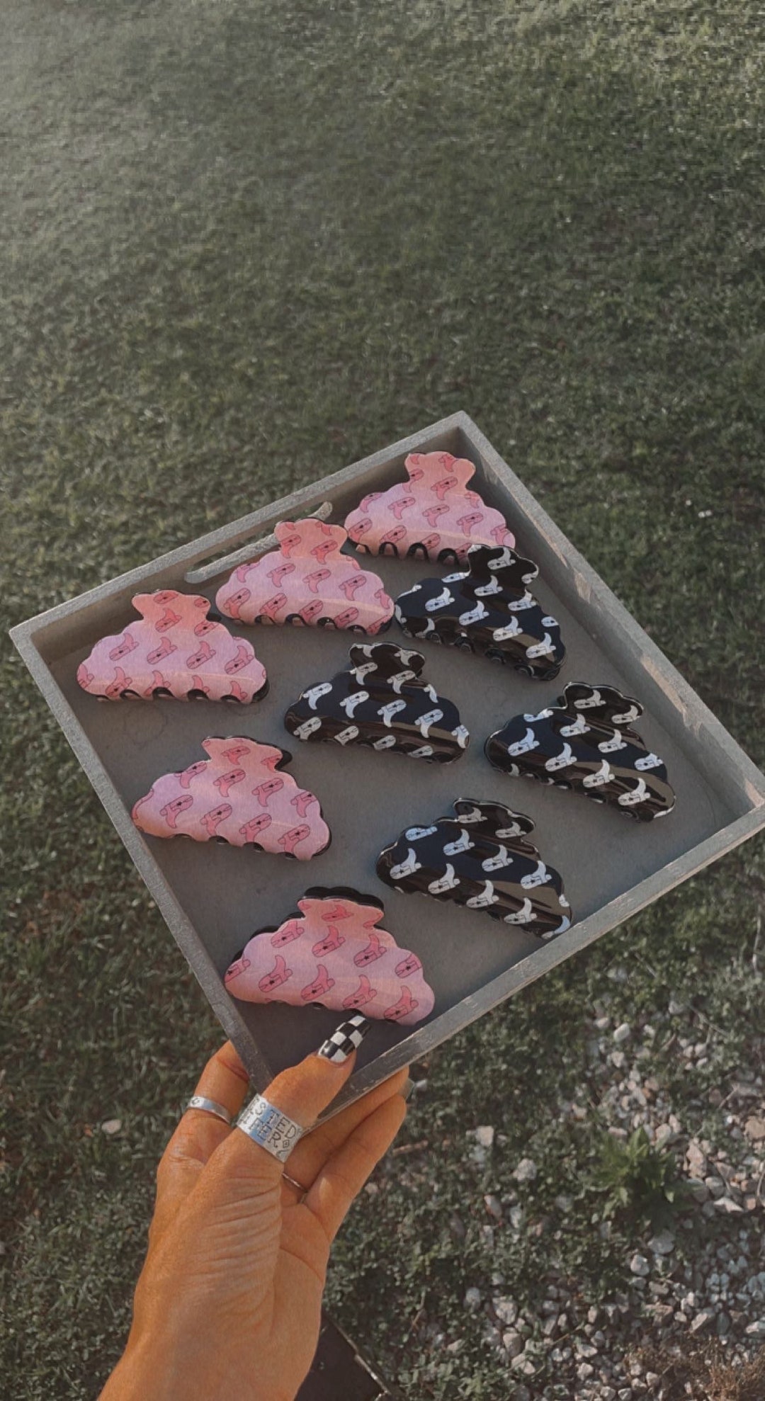 CLAW CLIPS Cowboy Boot Design - Etsy