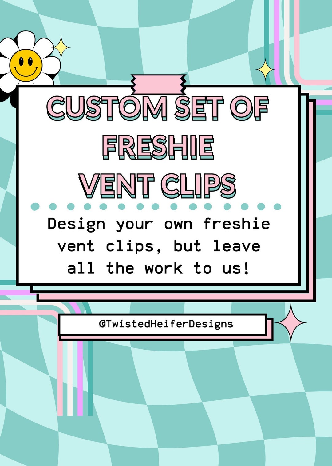 Customize Your Own Freshie Vent Clips - Etsy