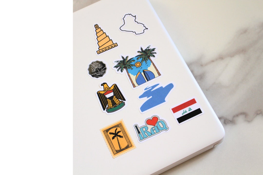 Iraq Sticker Sheets - Iraqi Stickers - Heritage Stickers - Etsy