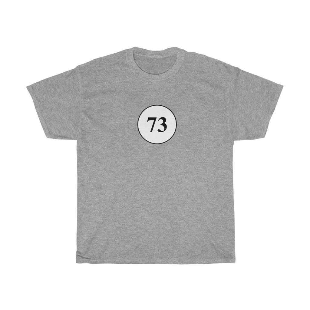 Sheldon Cooper 73 es el mejor número Big Bang Fan Gift - Etsy España