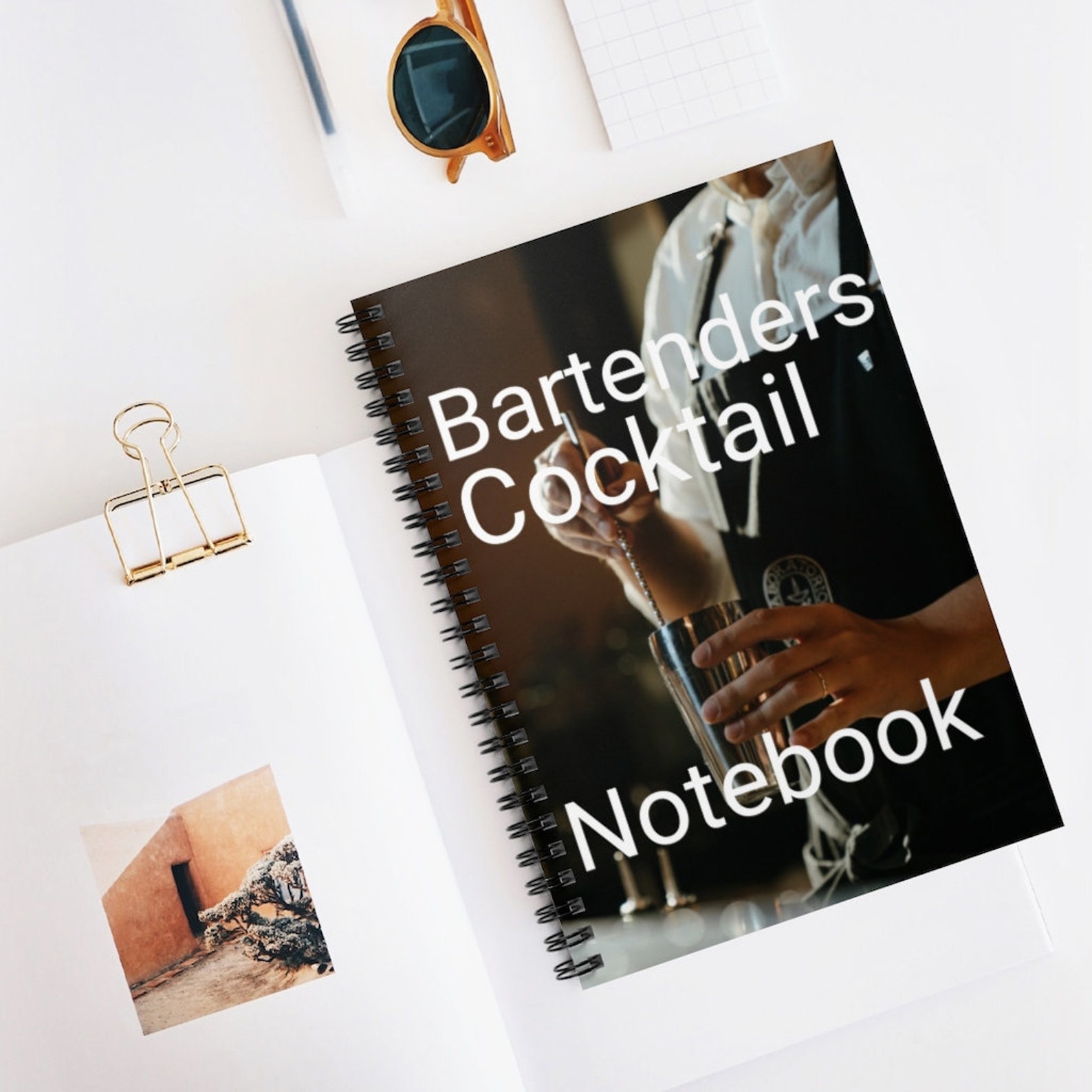 Bartender Cocktail Notebook: Spiral Bound, Ruled Pages - Etsy