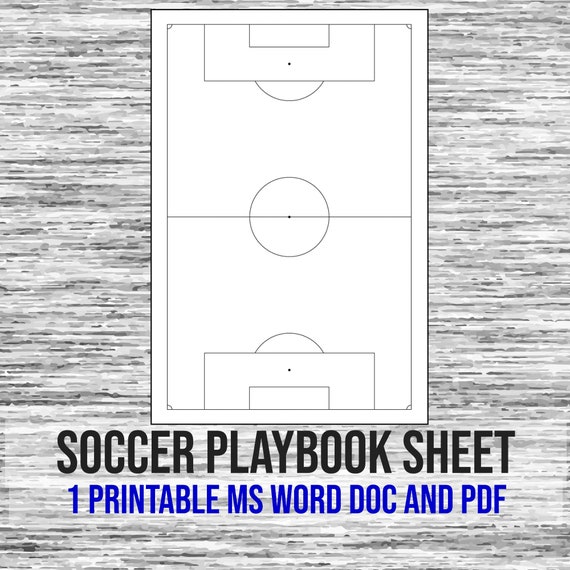 Digital Download Soccer Playbook Sheets Soccer Coaches and - Etsy