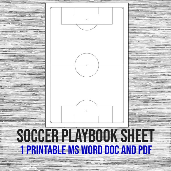 Soccer Coach Sheet - Etsy