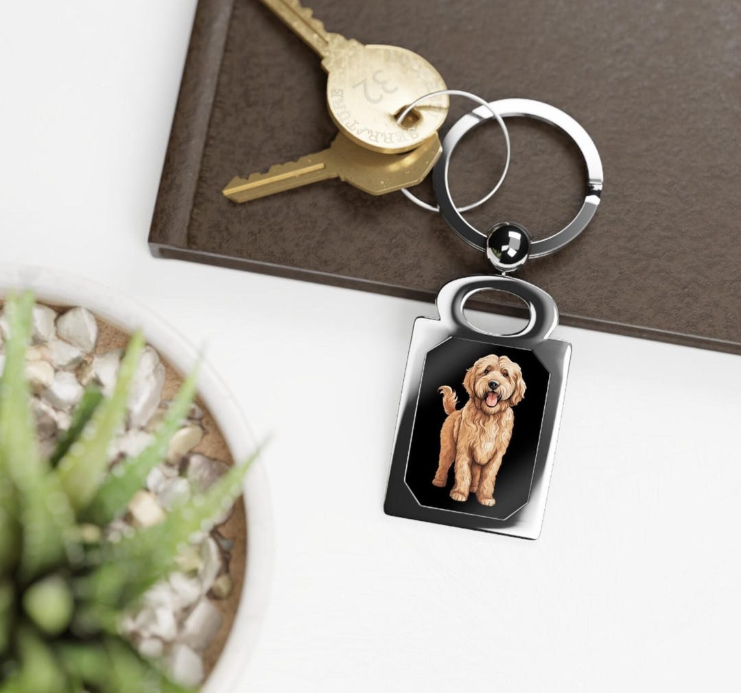 Goldendoodle Key Ring: Custom Dog Lovers Gift - Etsy