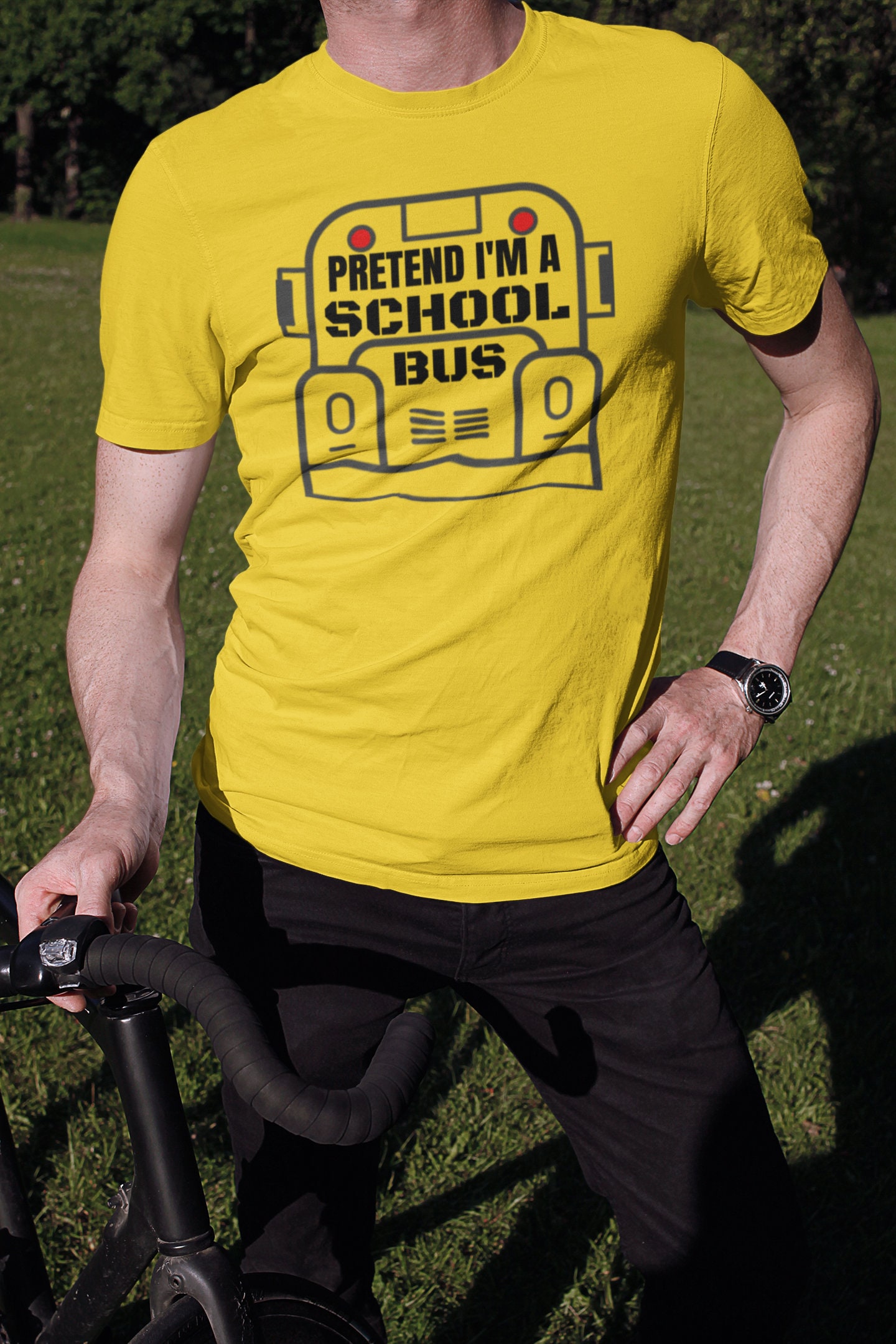 School Bus Drivers, Pretend I'm A School Bus, Funny, Lazy, Men's, Women ...