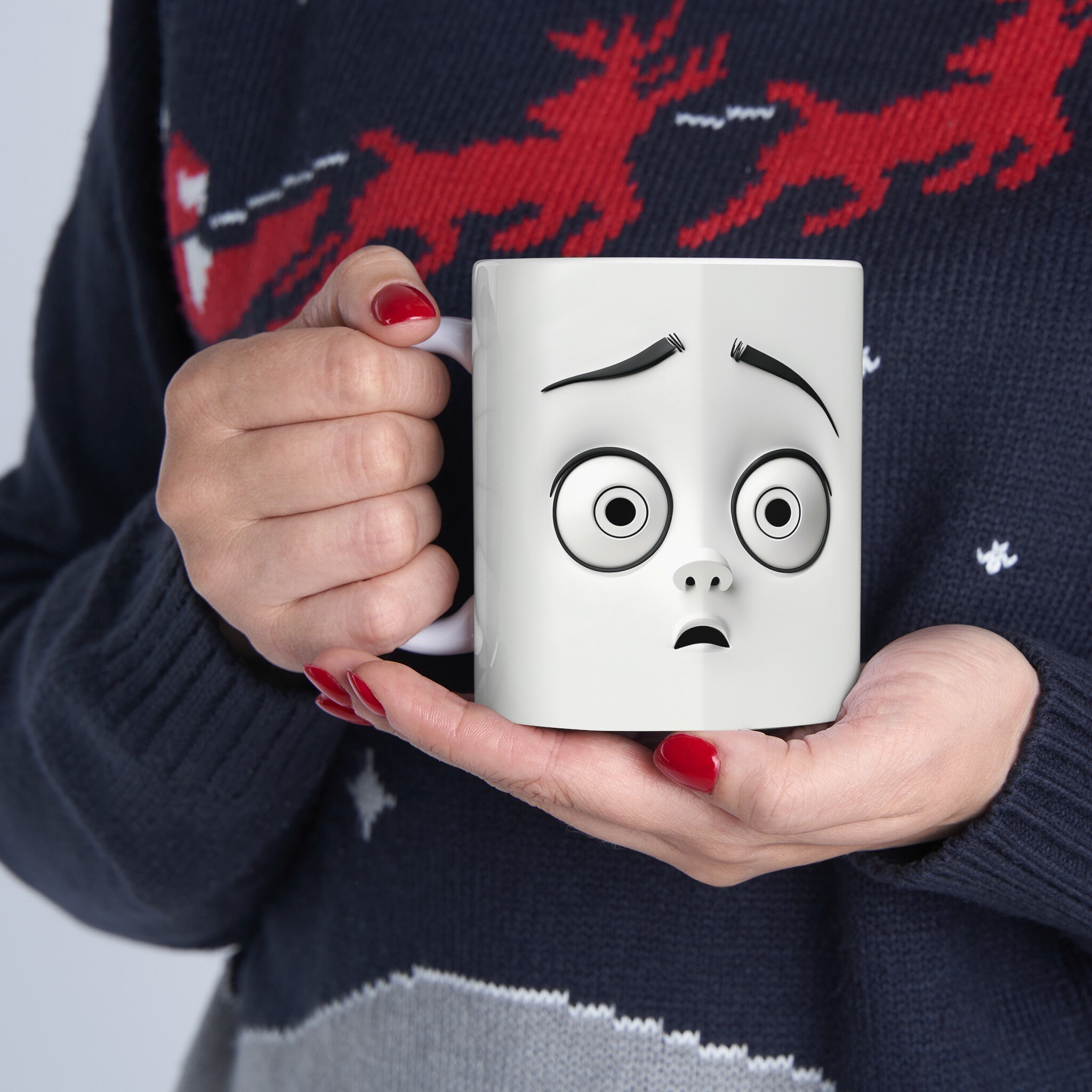 3D Mug, Cartoon Faces Mugshots, Funny Mugshot Gift Mug, 3D Cartoon ...