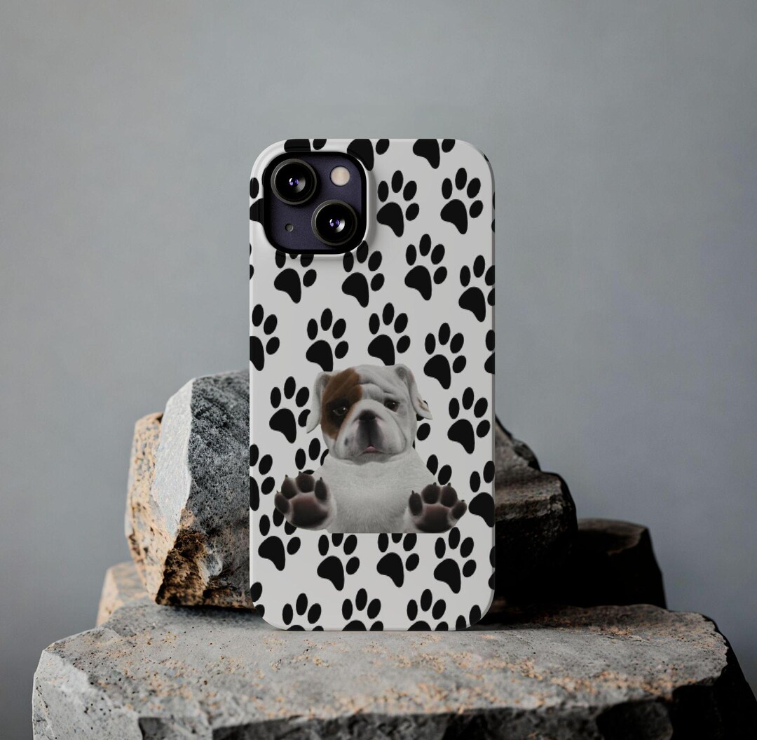 French Bulldog iPhone 11-17 Cases: Paw Print Design, Max, Pro, Slim - Etsy