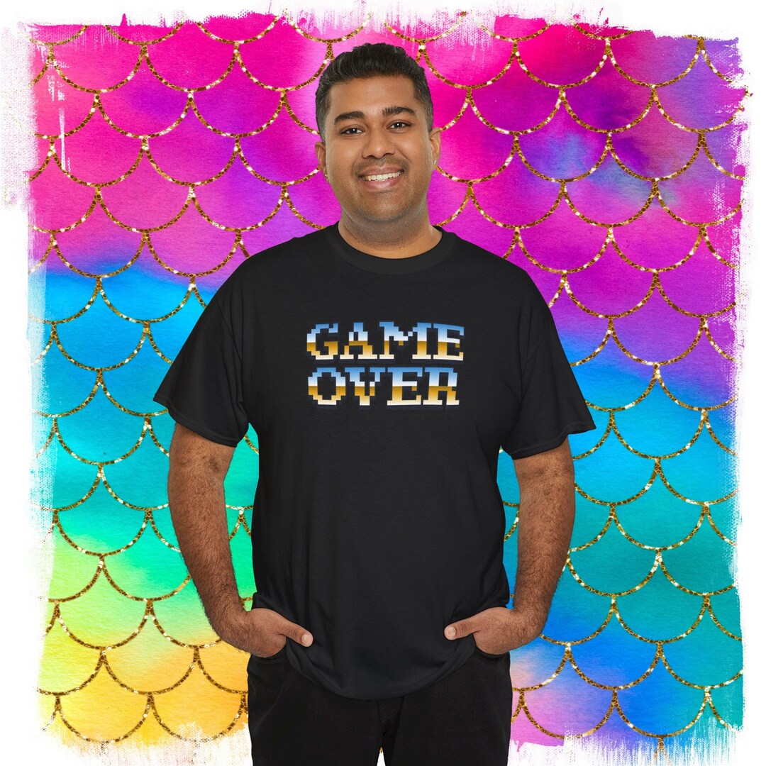 Pixelated Game Over T-shirt: Vintage 80s Arcade Gamer Gift - Etsy