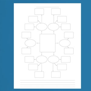Digital Download, Mind Mapping Ideas Worksheet, Worksheet for Mind ...