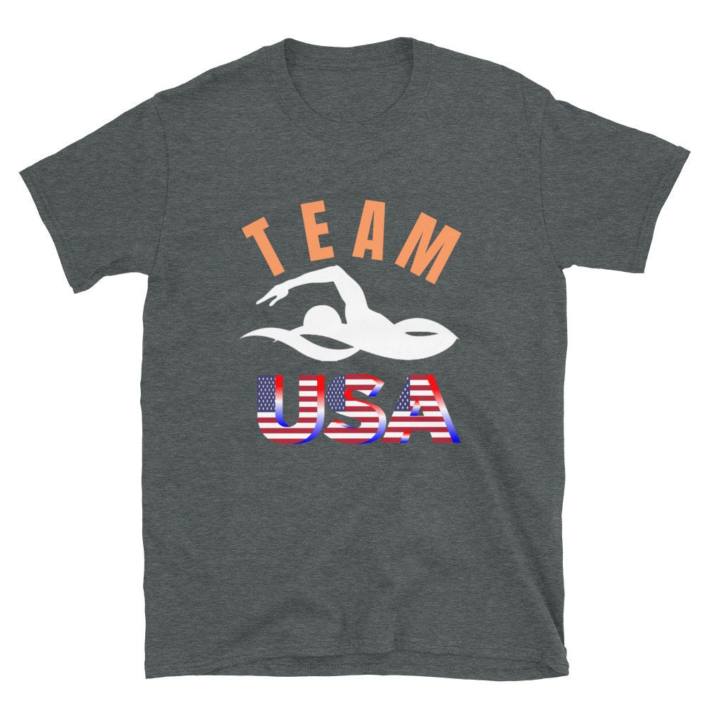 Team USA Swimming Team Short-Sleeve Unisex USA Games Swim Team | Etsy