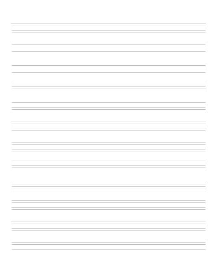 Digital Download, Music Sheet, Sheet Music Page, Printable Blank Music ...