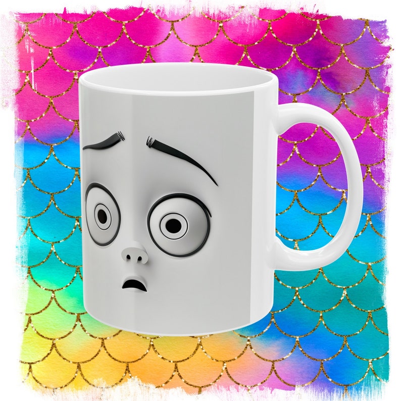 3D Mug, Cartoon Faces Mugshots, Funny Mugshot Gift Mug, 3D Cartoon ...