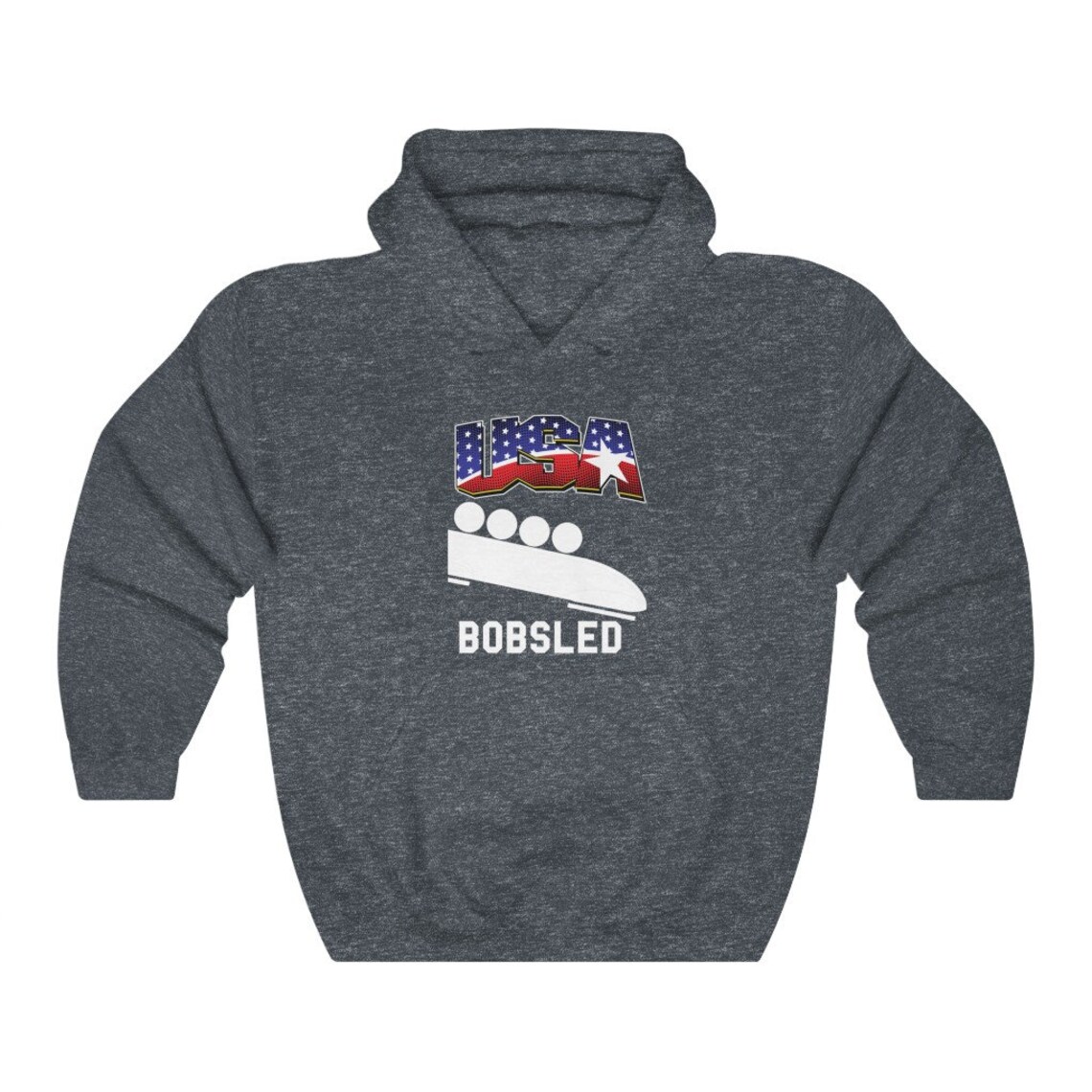 USA Winter-sports-games 4 Man Bobsled for Lovers of Bobsled Unisex ...