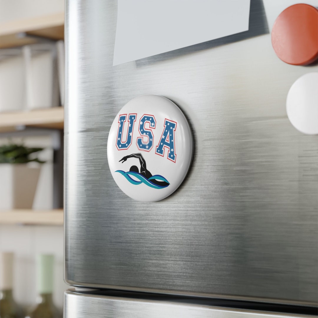 USA Swimming Magnet, 2024 Summer Games Souvenir - Etsy