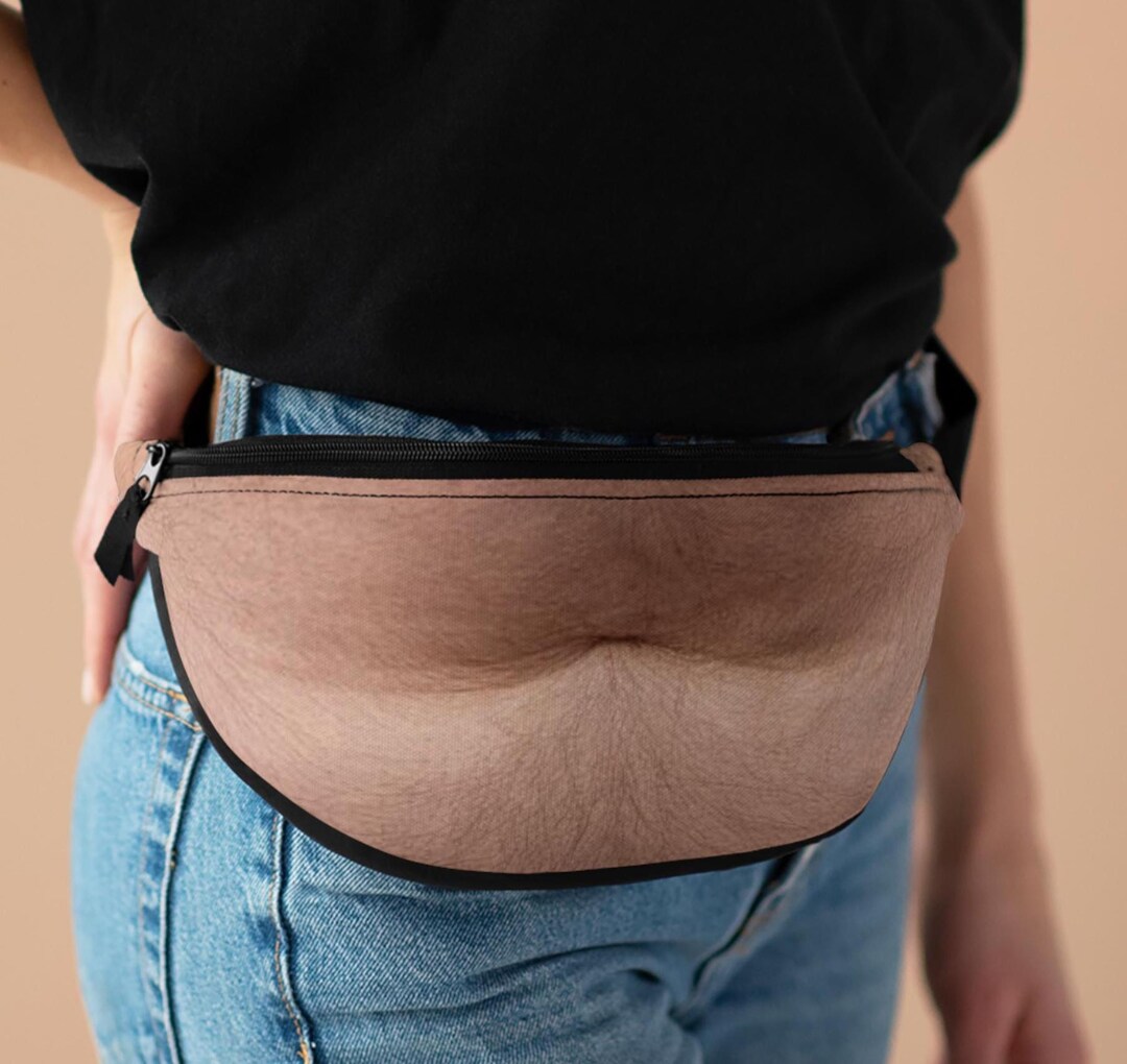 Funny Belly Button Fanny Pack: Novelty Body Pack With Adjustable Strap ...