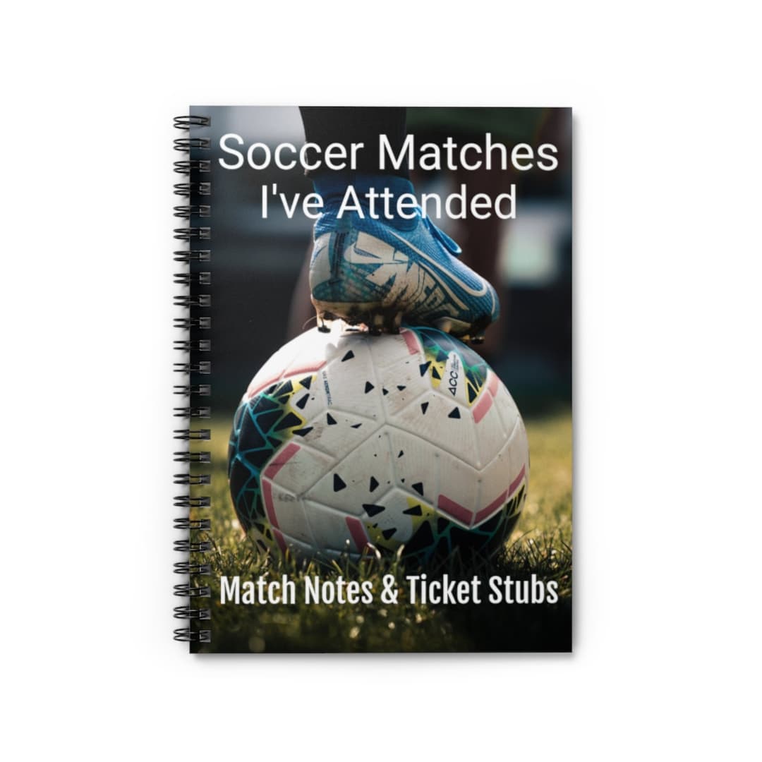 Soccer Matches I've Attended - Notes Book Diary on Soccer Games ...