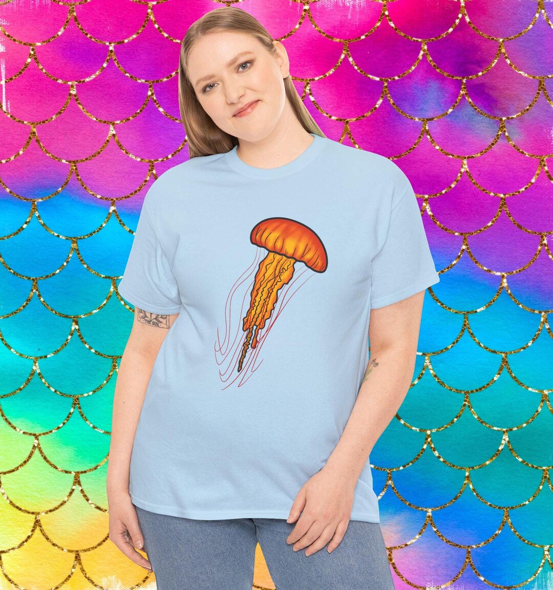 Pacific Sea Nettle Jellyfish T-shirt: Marine Biology Gift - Etsy