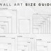 WHITESTONE | Wall Art Size Guide, Frame Size Guide, Comparison Chart ...