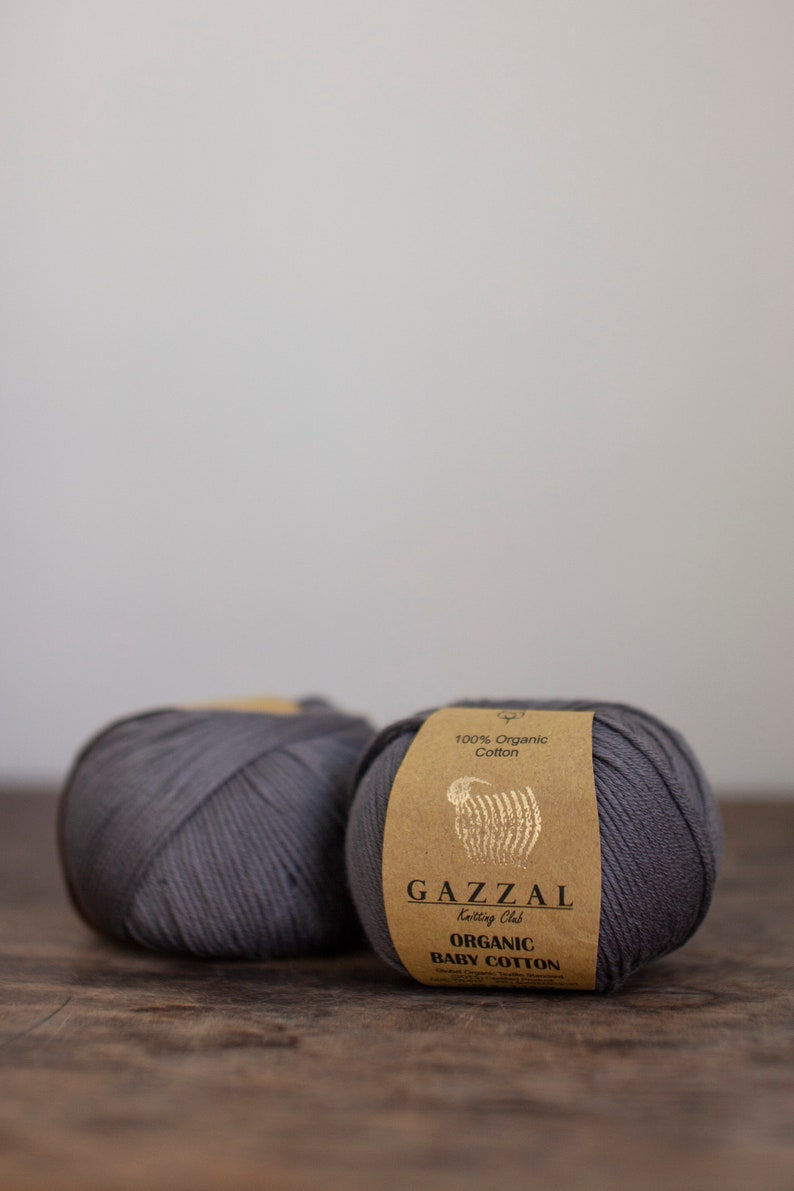 Gazzal Organic Baby Cotton, 100% Organic Cotton, Sustainable Yarn ...