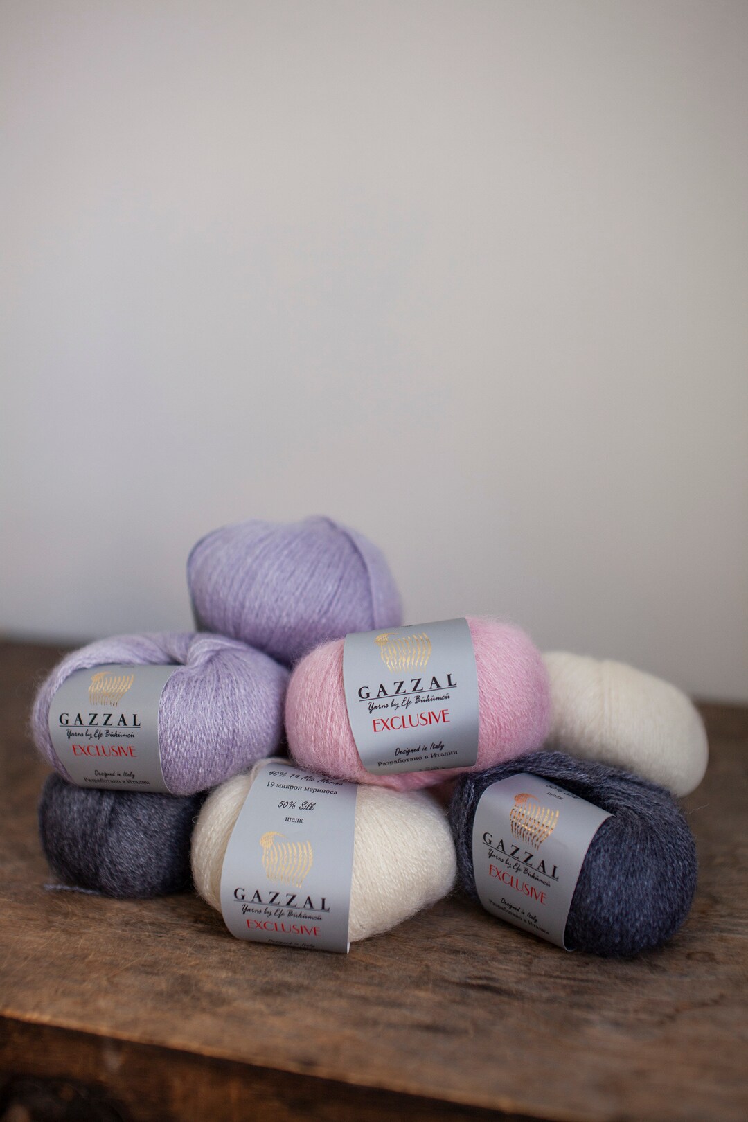 Gazzal Exclusive, Silk Yarn, Mohair Yarn, Soft Yarn, Sustainable Yarn ...