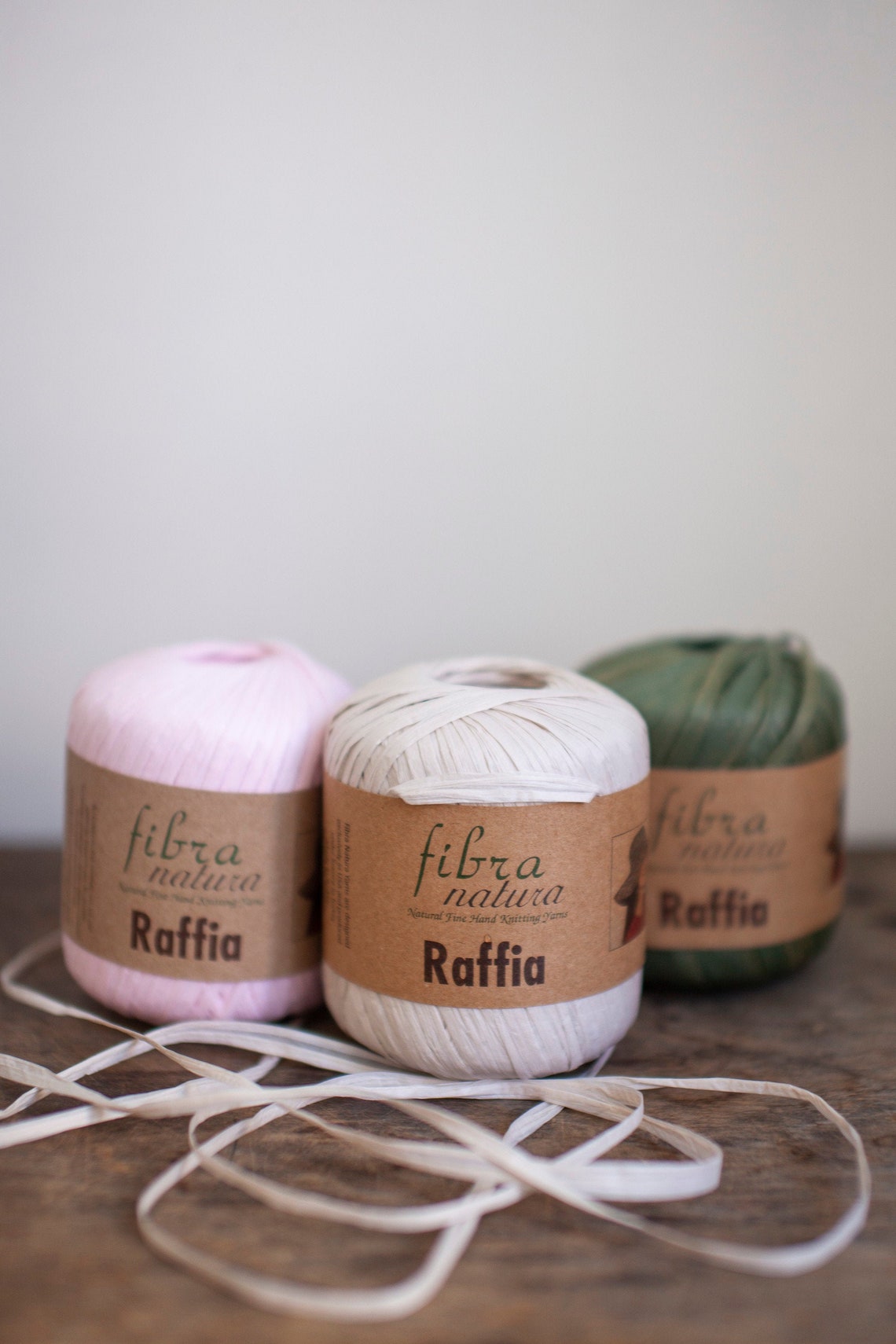 Raffia Garn, Natural Staw Garn, Fibra Natura Garn, 100% Cellulose garn ...